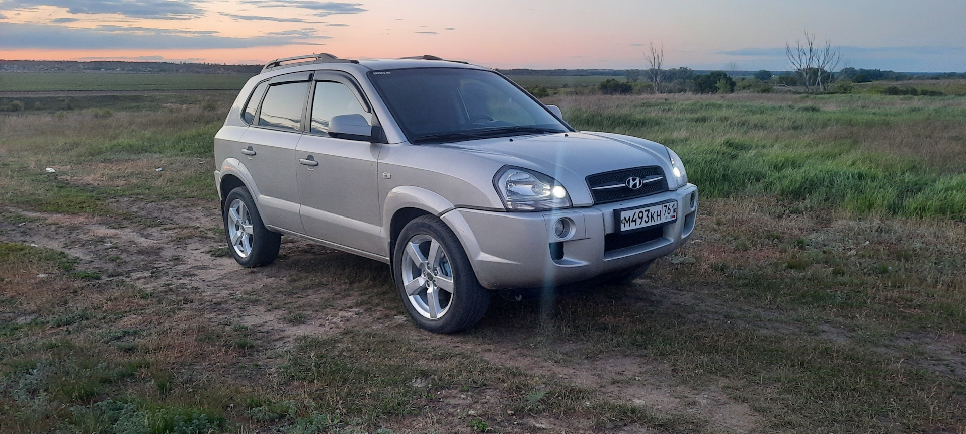 Эконом вариант. Viatti Bosco H/T 225/55 R18 — Hyundai Tucson (JM), 2 л ...