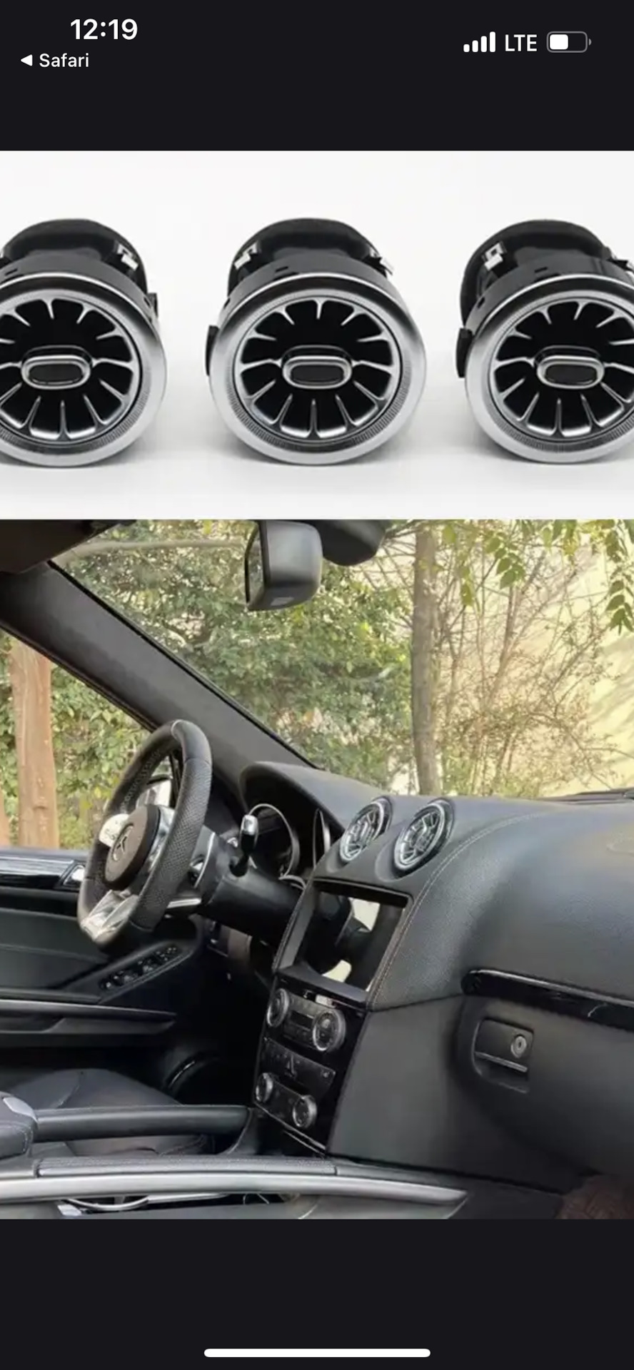 Тюнинг дефлектора воздухоотвода — Mercedes-Benz M-Class (W164), 3,5 л ...