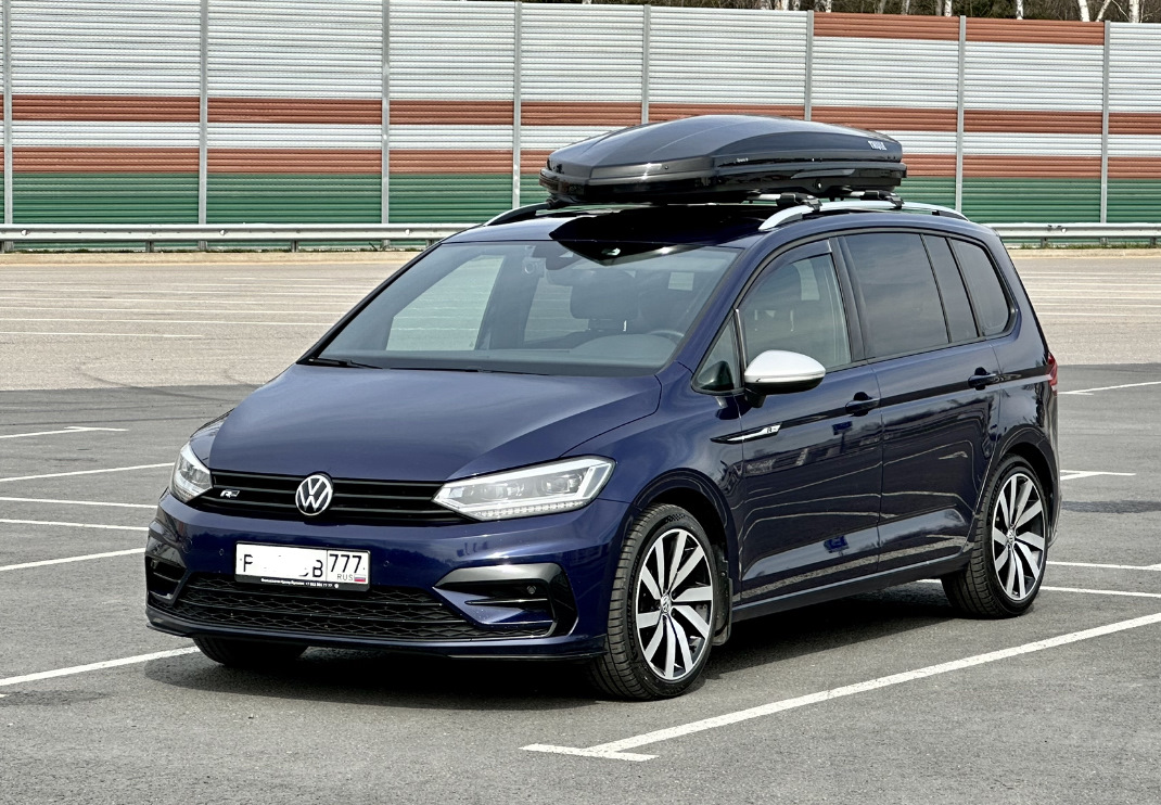 Thule box — Volkswagen Touran (2G), 1,6 л, 2016 года | путешествие | DRIVE2