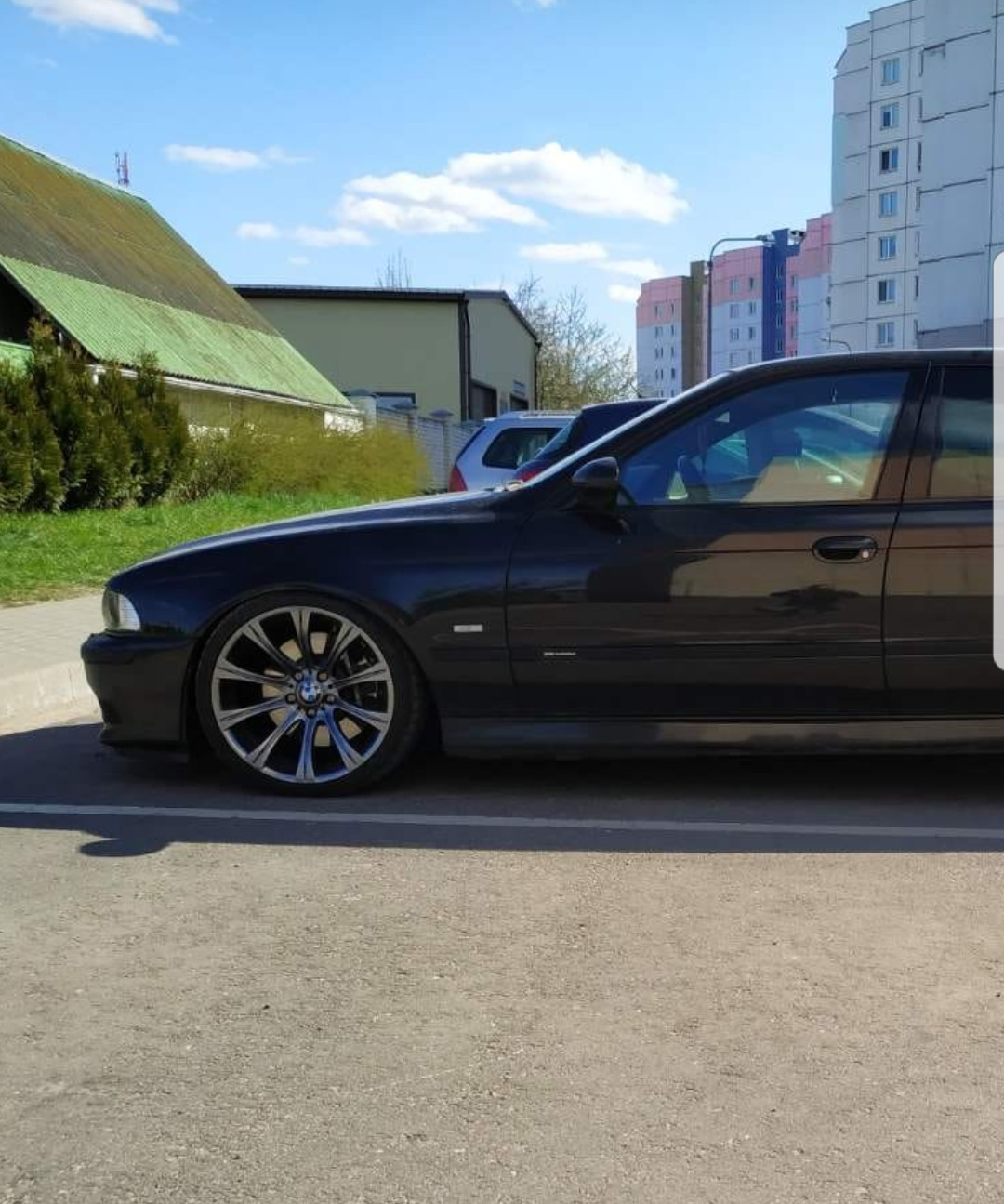 Покраска 166 стиля, графит. — BMW 5 series (E39), 3 л, 2001 года ...