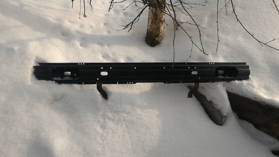 Усилитель заднего бампера -09 седан — KIA Rio (2G), 1,4 л, 2006 года ...