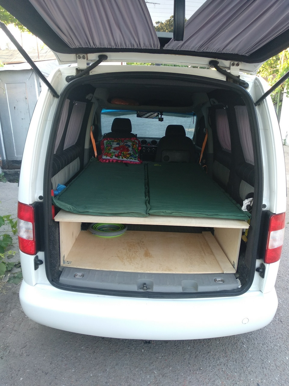 VW Caddy Mini-camper — Volkswagen Caddy (3G), 1,9 л, 2006 года ...