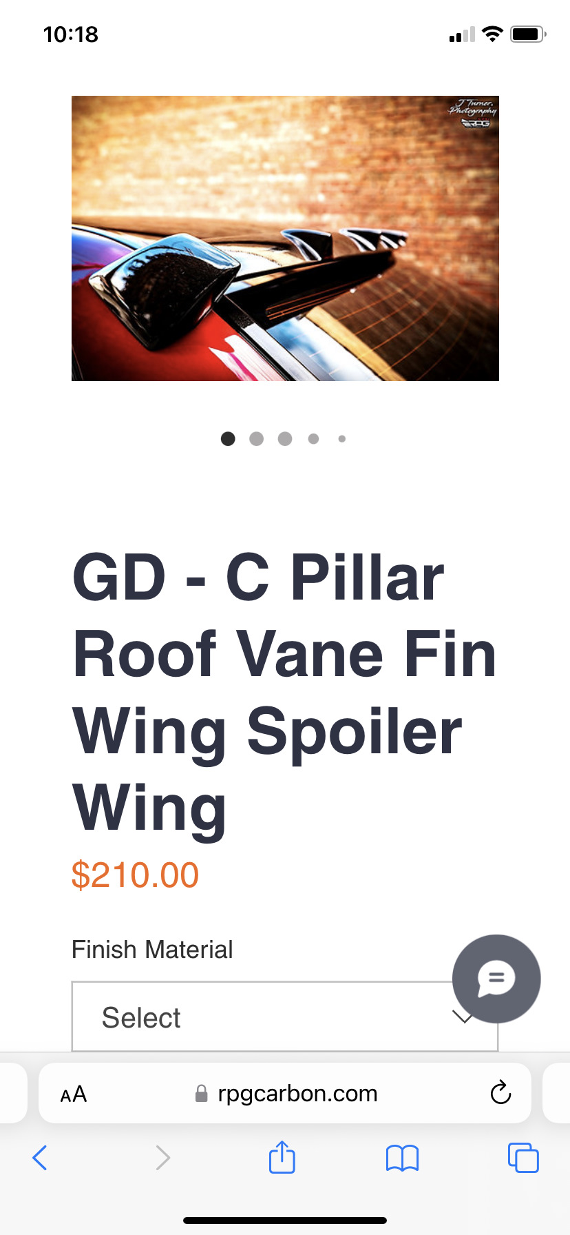 продано. Редкий спойлер крыши. (типа Carbon C Pillar Window Fin Spoiler ...