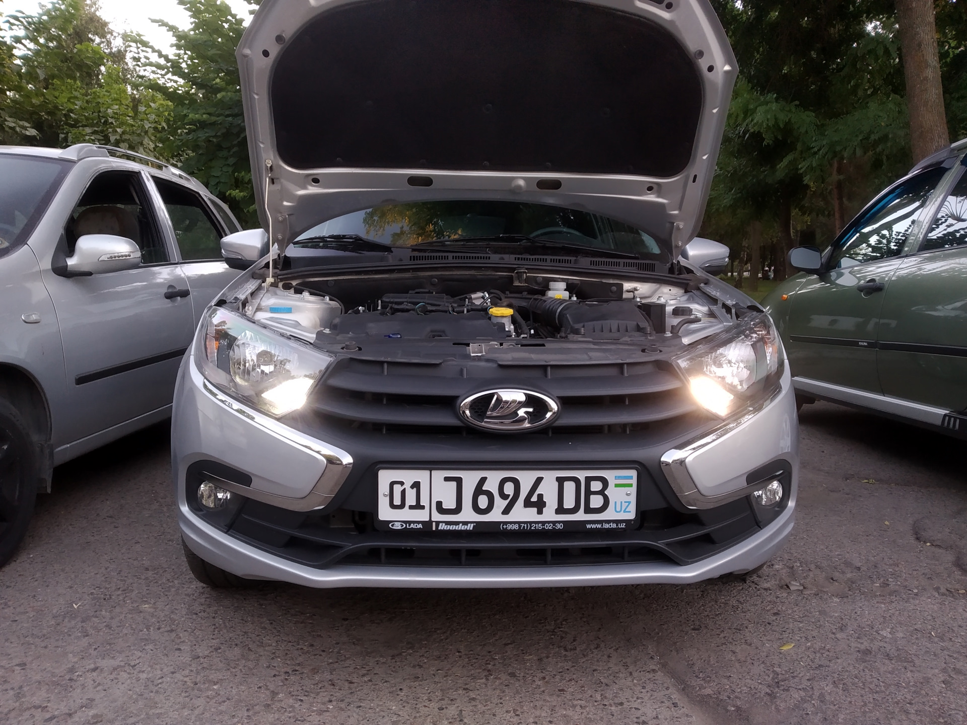 ДХО- ДИОДНЫЕ ЛАМПОЧКИ. — Lada Гранта (2G) FL, 1,6 л, 2019 года | тюнинг ...