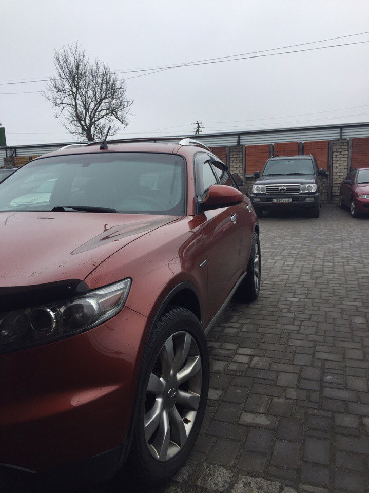 Проставки — Infiniti FX (1G), 4,5 л, 2004 года | колёсные диски | DRIVE2