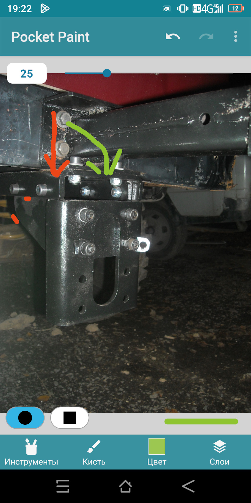 Фаркоп квадрат 50Х50 V2 для TLC80/105 с траверсой на лонжи рамы ...