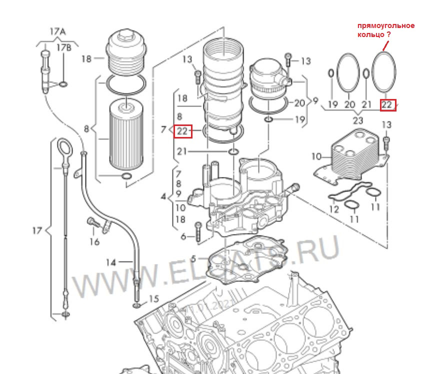 Замена термостата ОГ — Volkswagen Touareg (1G), 3 л, 2008 года | визит ...