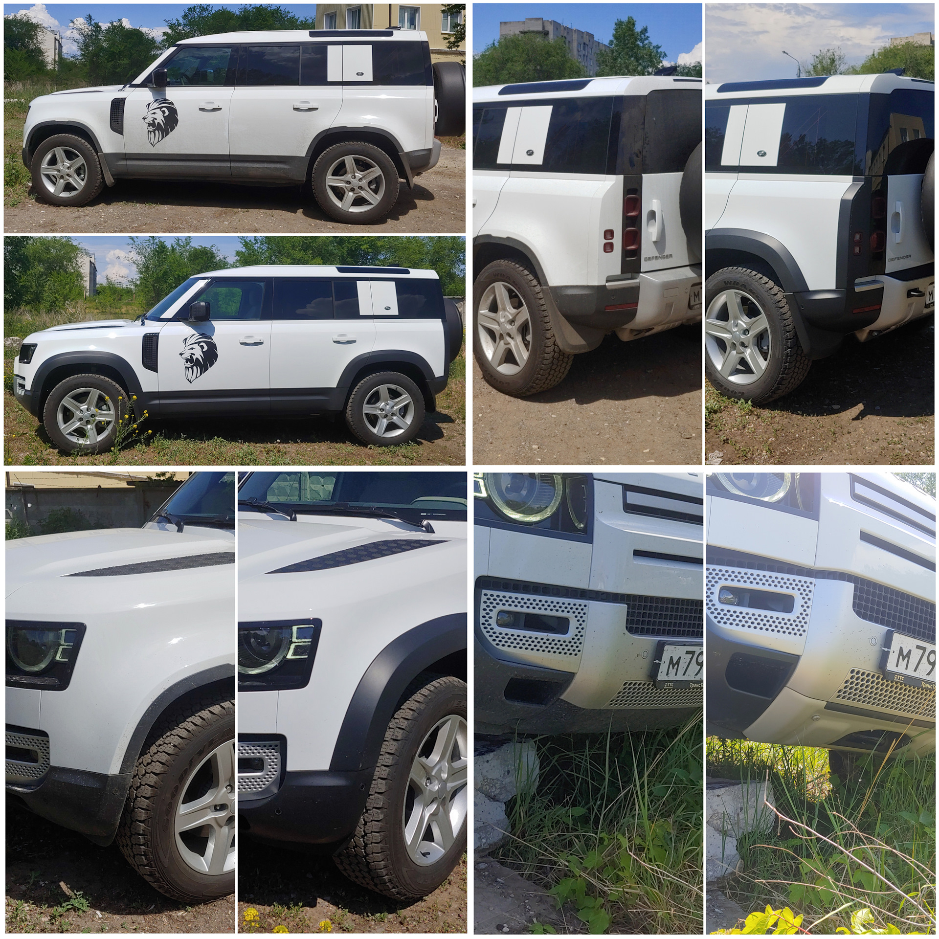 Защитные накладки на кузов — Land Rover Defender (L663), 3 л, 2022 года ...