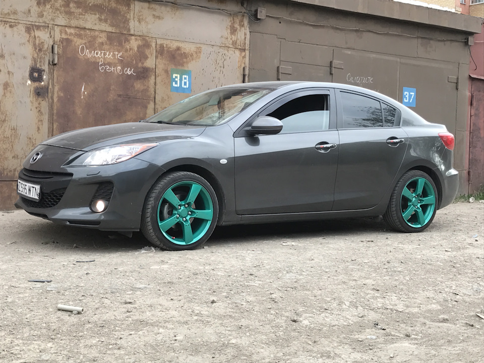 Turquoise — Mazda 3 (2G) BL, 1,6 л, 2011 года | колёсные диски | DRIVE2