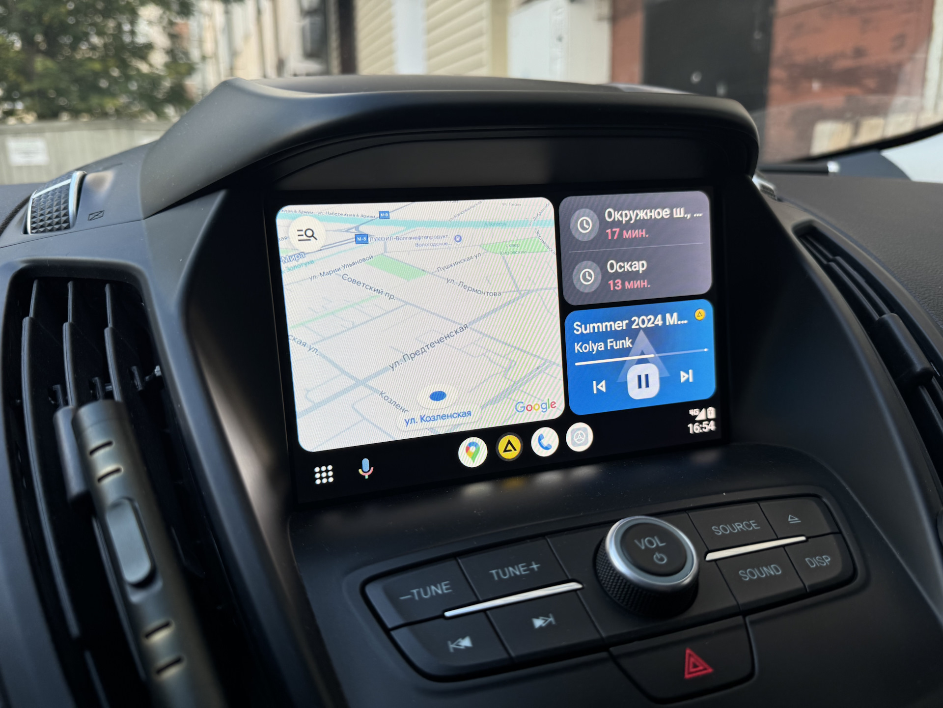 Обновление до SYNC 3.4 и замена дисплея от SYNC 4 — Ford Kuga (2G), 2,5 ...