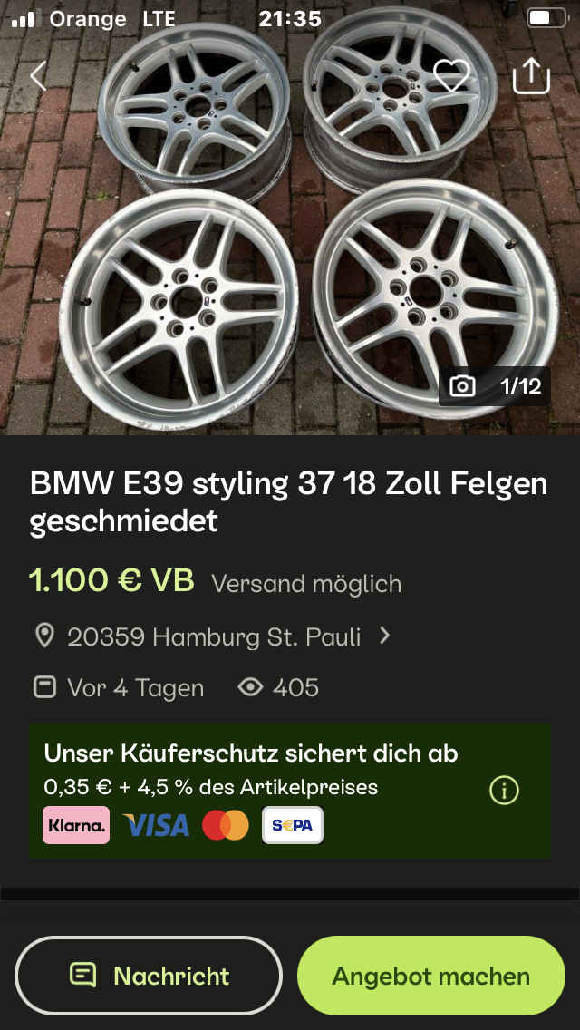 128 Style — BMW 5 series (E34), 2,5 л, 1995 года | колёсные диски | DRIVE2