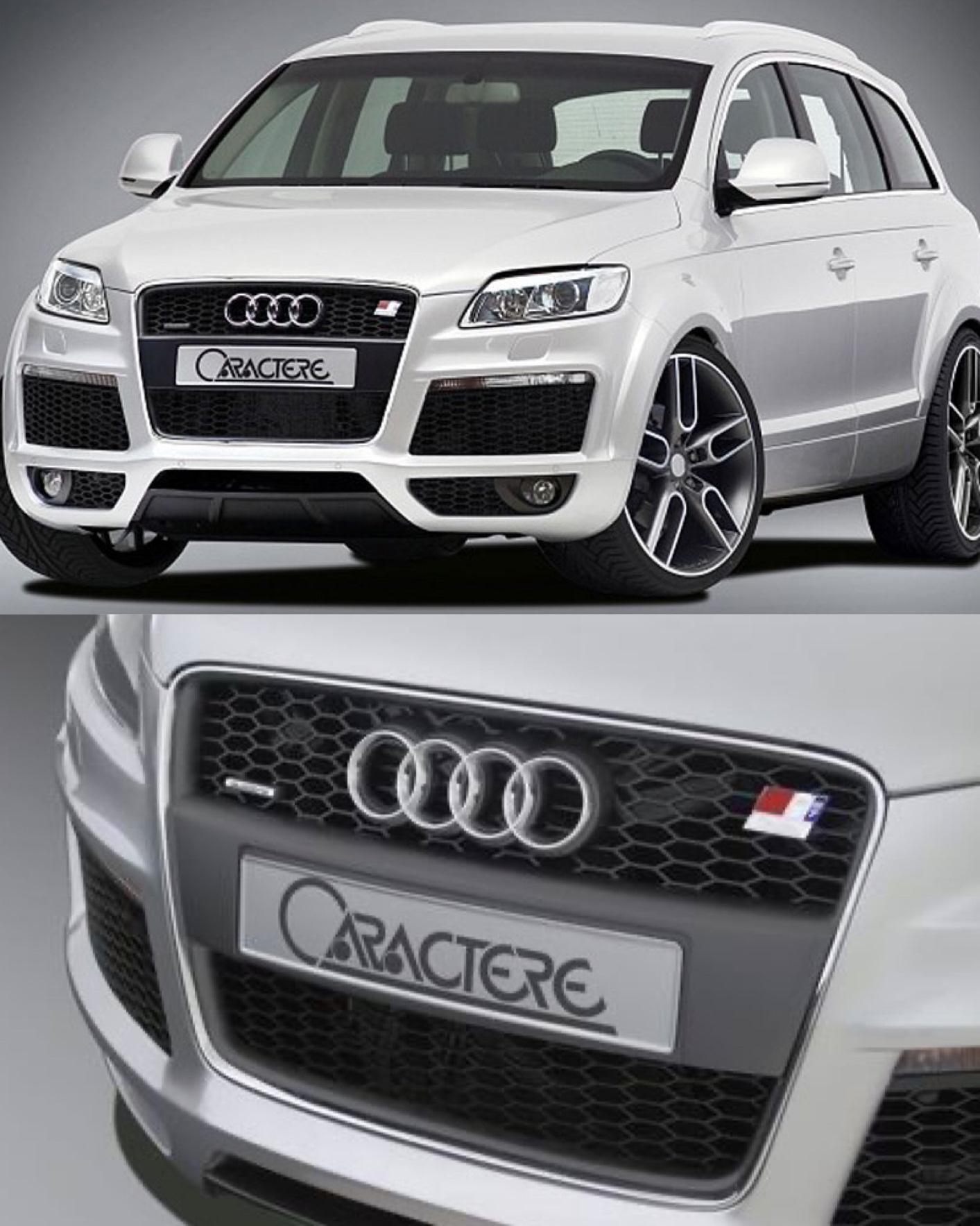 Решетка радиатора — Audi Q7 (1G), 3,6 л, 2008 года | ДТП | DRIVE2