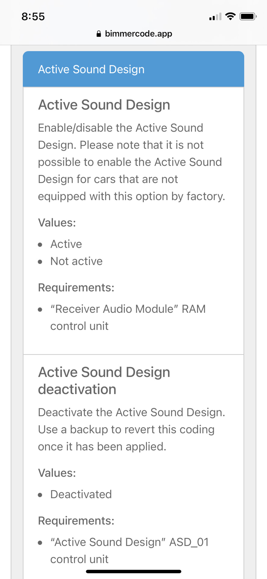 Active Sound Design — BMW X3 (G01), 3 л, 2017 года | тюнинг | DRIVE2