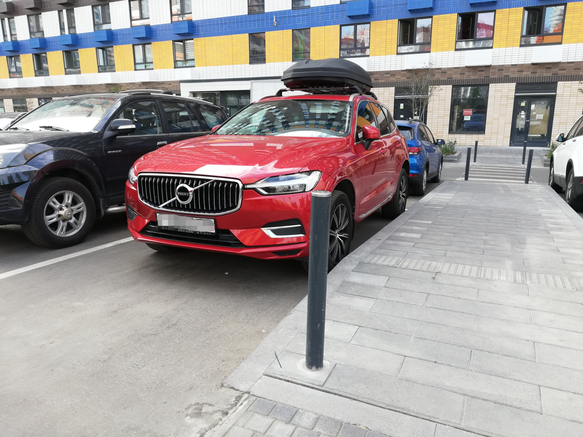 Подкраска сколов — Volvo XC60 (2G), 2 л, 2018 года | аксессуары | DRIVE2