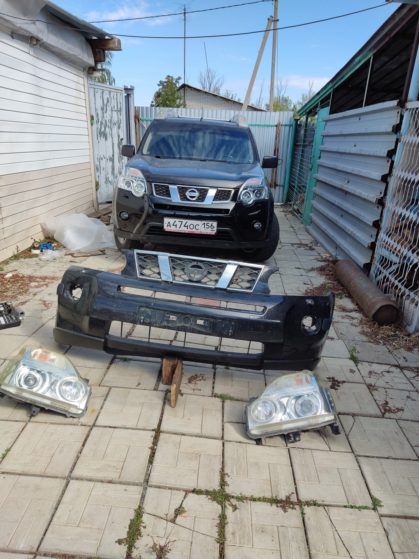 Выбор ламп ближнего света. — Nissan X-Trail II (t31), 2 л, 2014 года ...