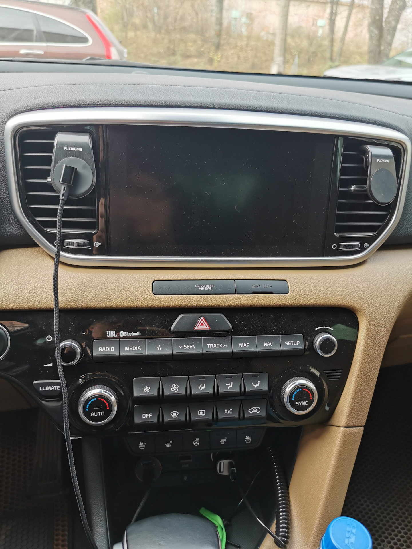 Держатель для телефона Baseus — KIA Sportage (4G), 2 л, 2019 года ...