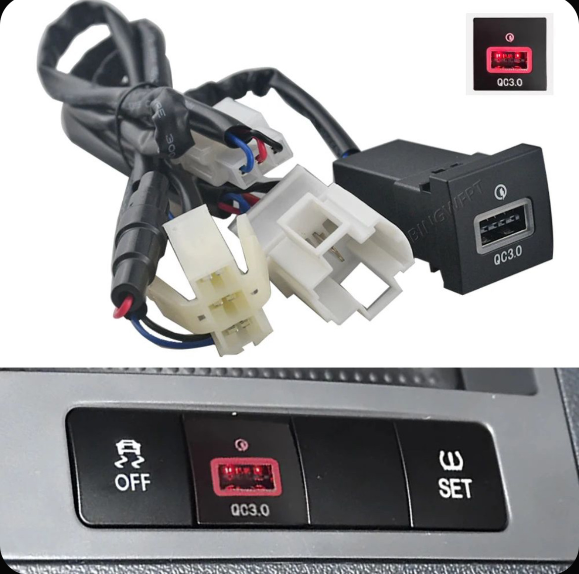 Блок USB на 2 usb type-c — Volkswagen Tiguan (2G), 2 л, 2019 года ...