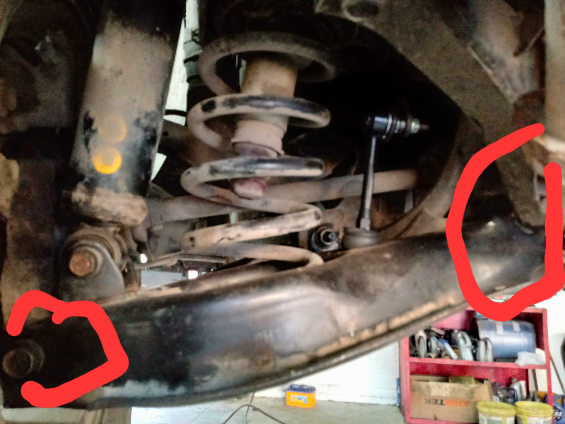 Задняя подвеска — детали — Chevrolet Captiva (1G), 2,2 л, 2013 года ...