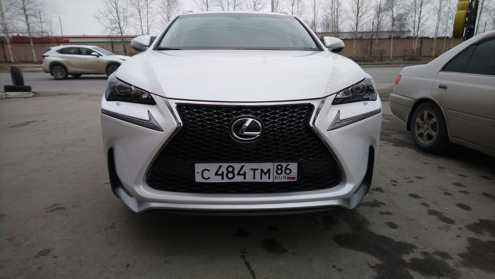 Замена решетки радиатора на f-sport — Lexus NX (1G), 2 л, 2015 года ...