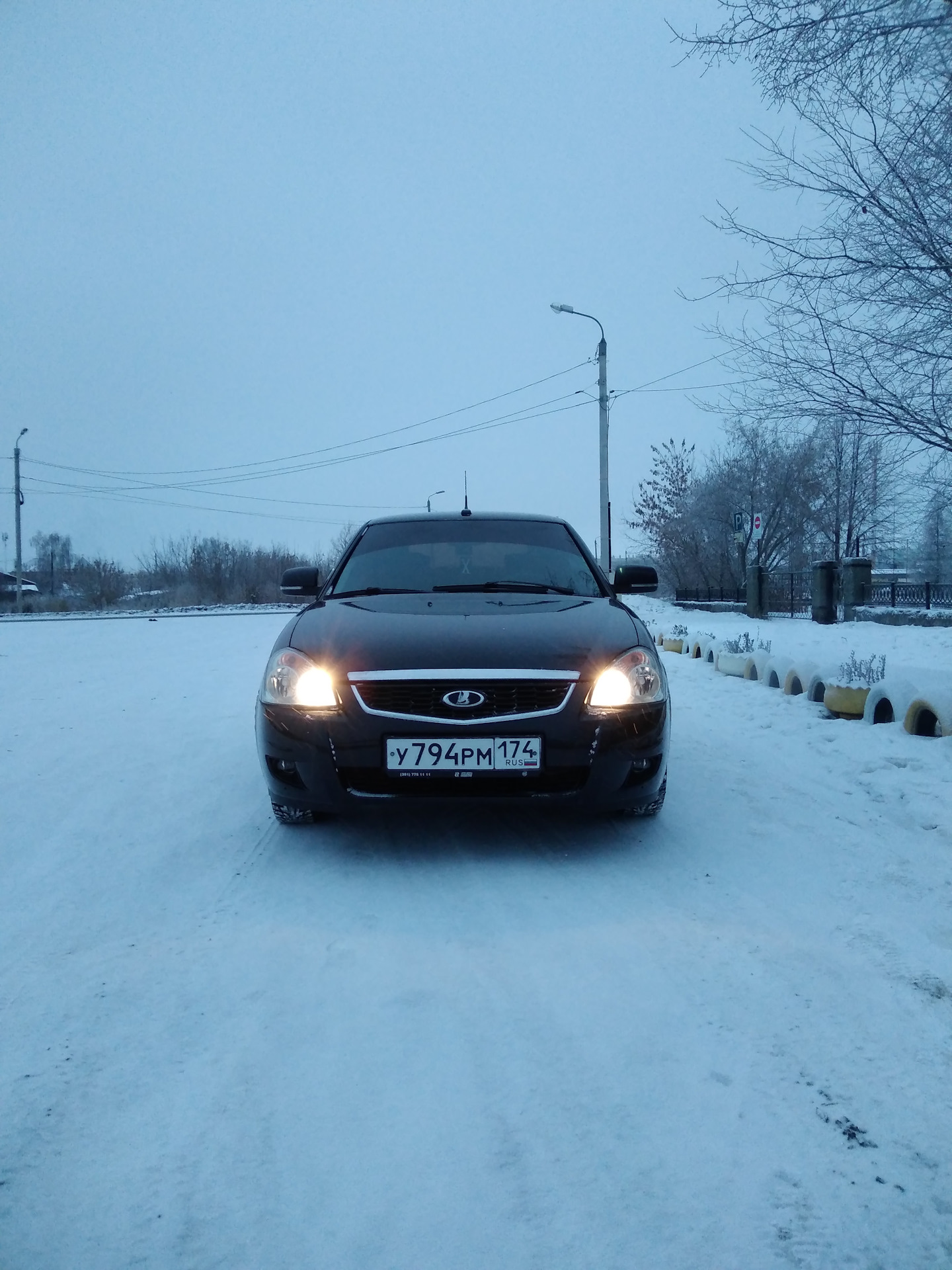 LED ДХО приора своими руками — Lada Приора хэтчбек, 1,6 л, 2012 года ...