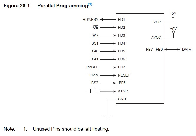Переходник Atmega32u4 / Atmega16u4 TQFP-44 для Atmega fusebit doctor ...