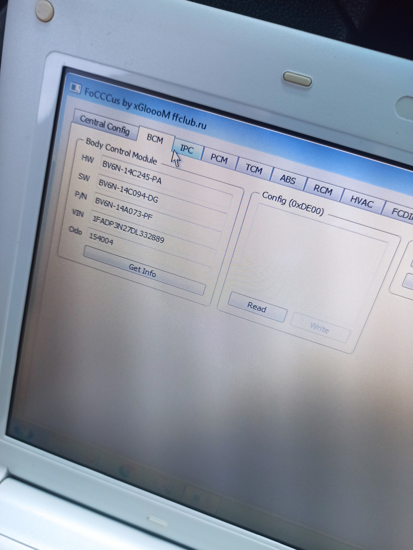 Конфигурирование BCMii модуля после замены аккумулятора — Ford Focus ...