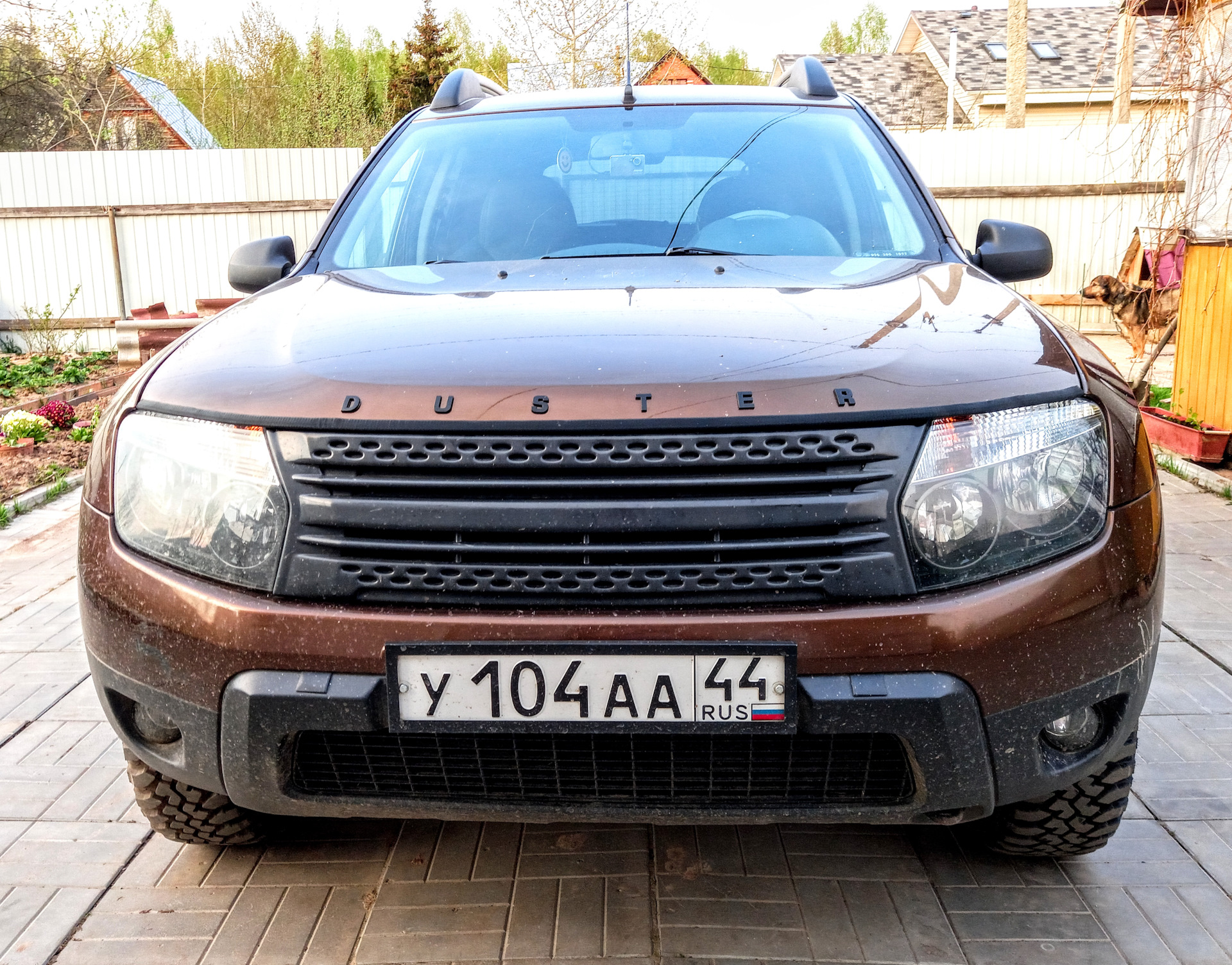 DUSTER на капот! И мелкие доработки — Renault Duster (1G), 2 л, 2014 ...