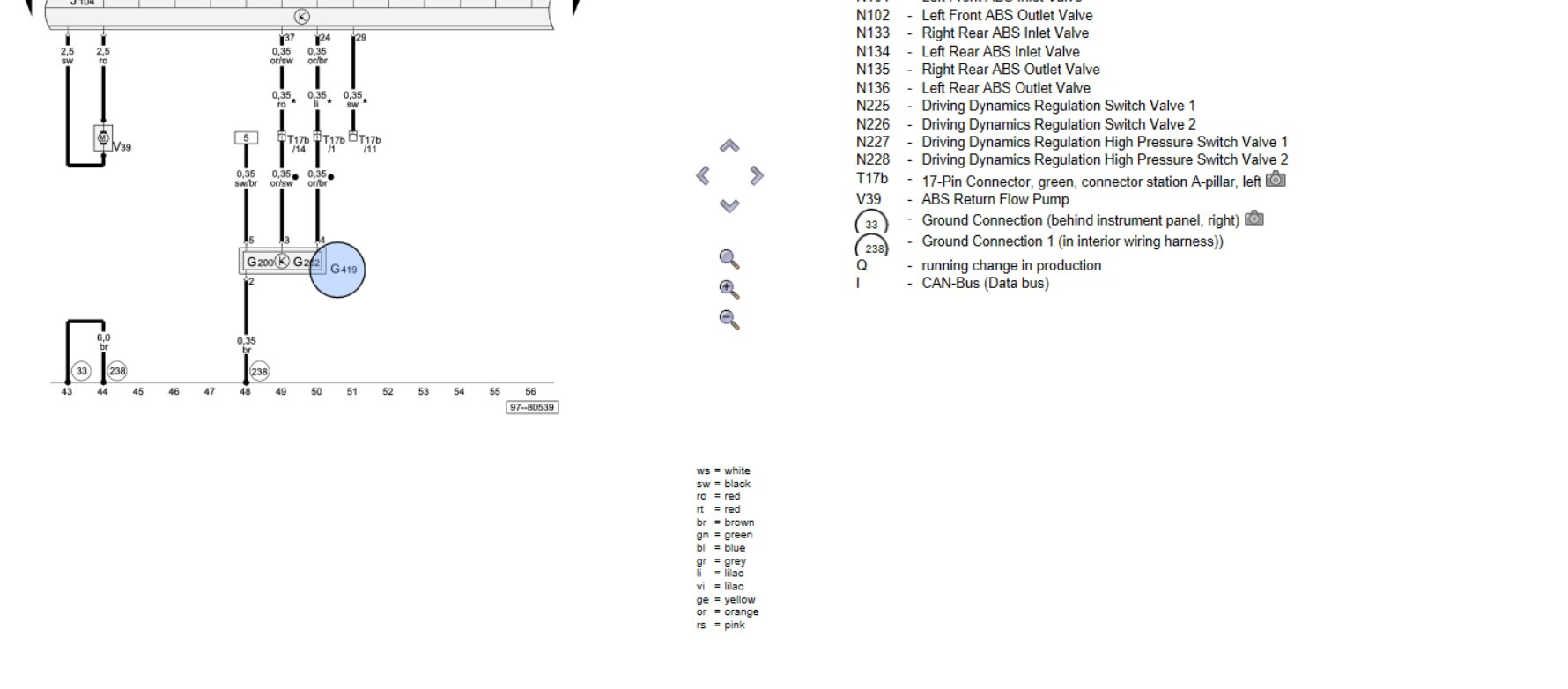 00493 — ESP-Sensor Unit (G419) — Audi A4 (B7), 1,8 л, 2005 года ...