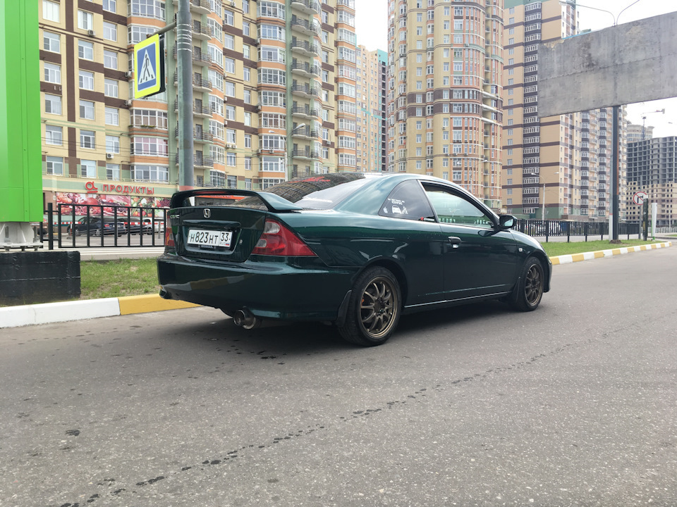 Приобрёл пушинки rays ce28 ! — Honda Integra Type R (DC5), 2 л, 2002 ...