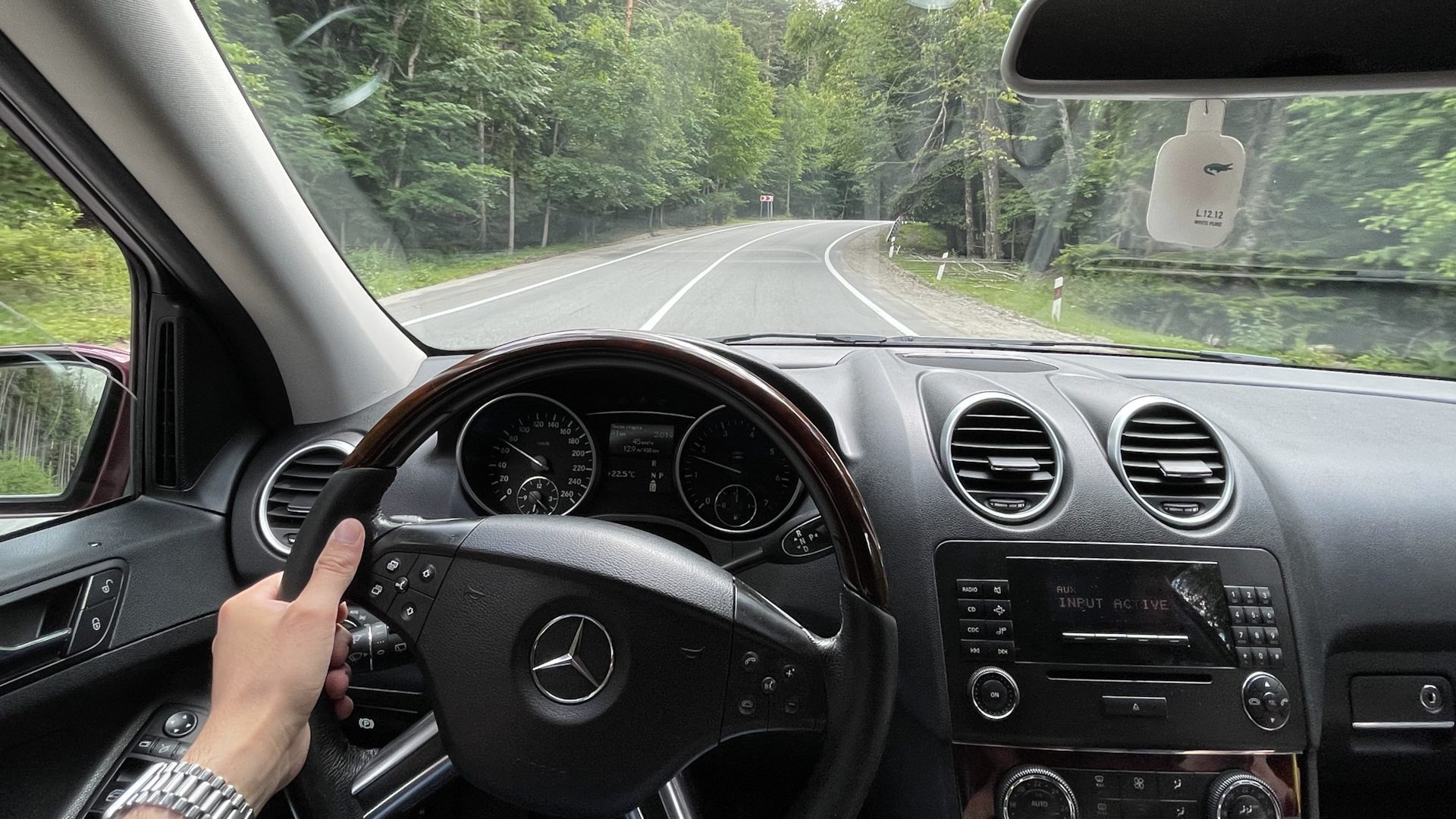 Тюнинг дефлектора воздухоотвода — Mercedes-Benz M-Class (W164), 3,5 л ...