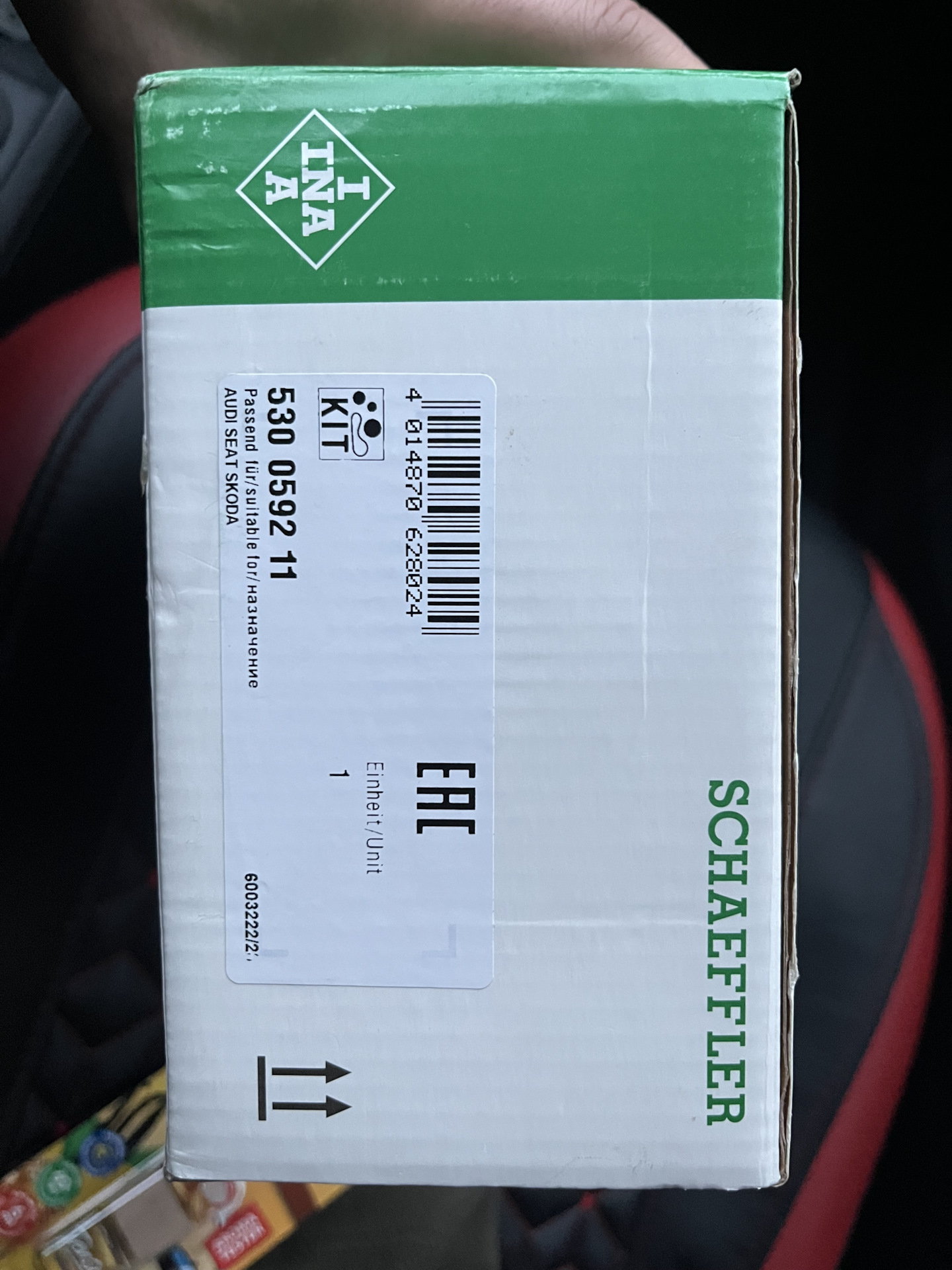 Замена ремня ГРМ на 1,6 CWVA INA 530059211 — Skoda Octavia A7 Mk3, 1,6 ...