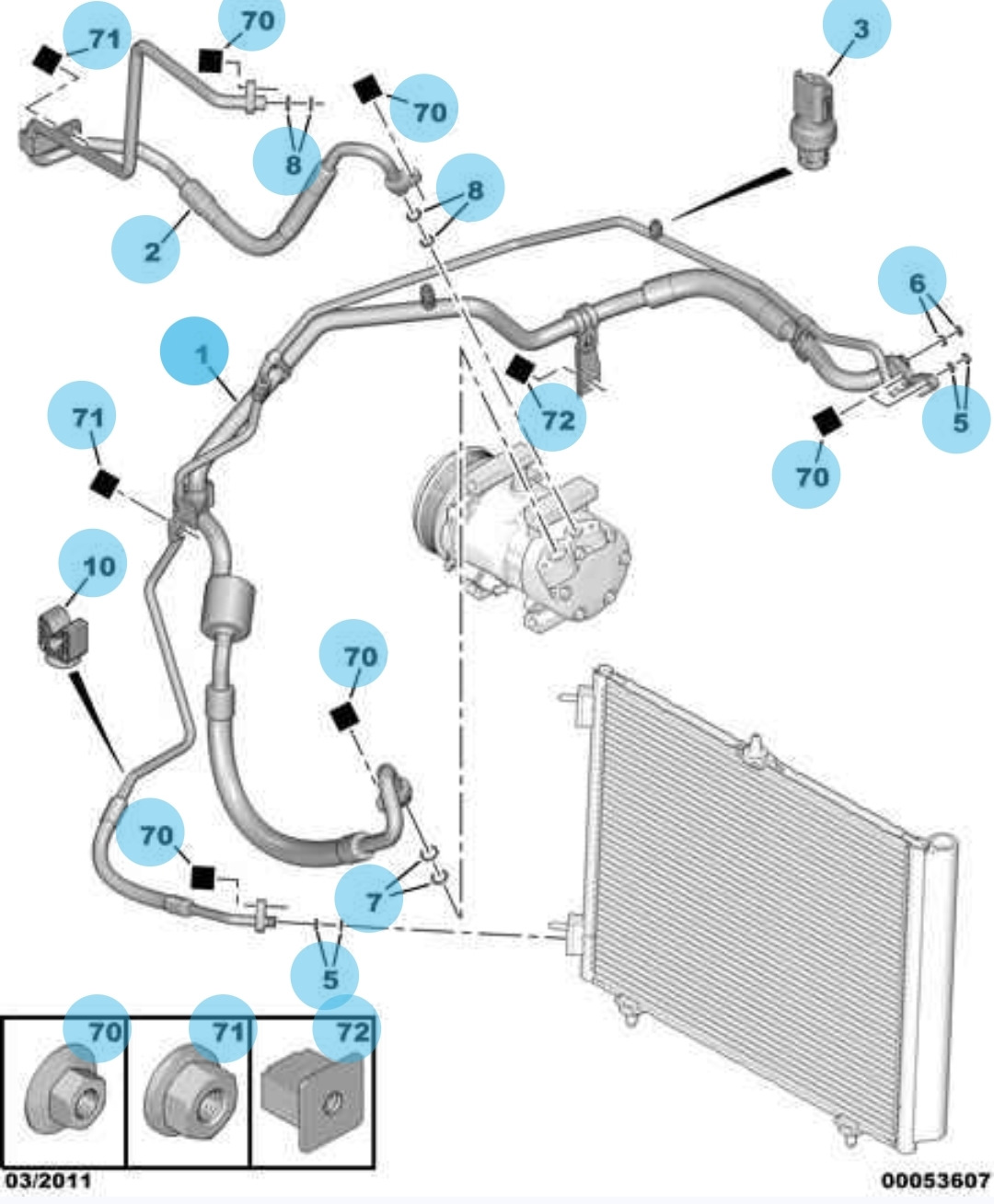 "диагностика кондиционера" — Peugeot 207, 1,4 л, 2010 года | визит на ...