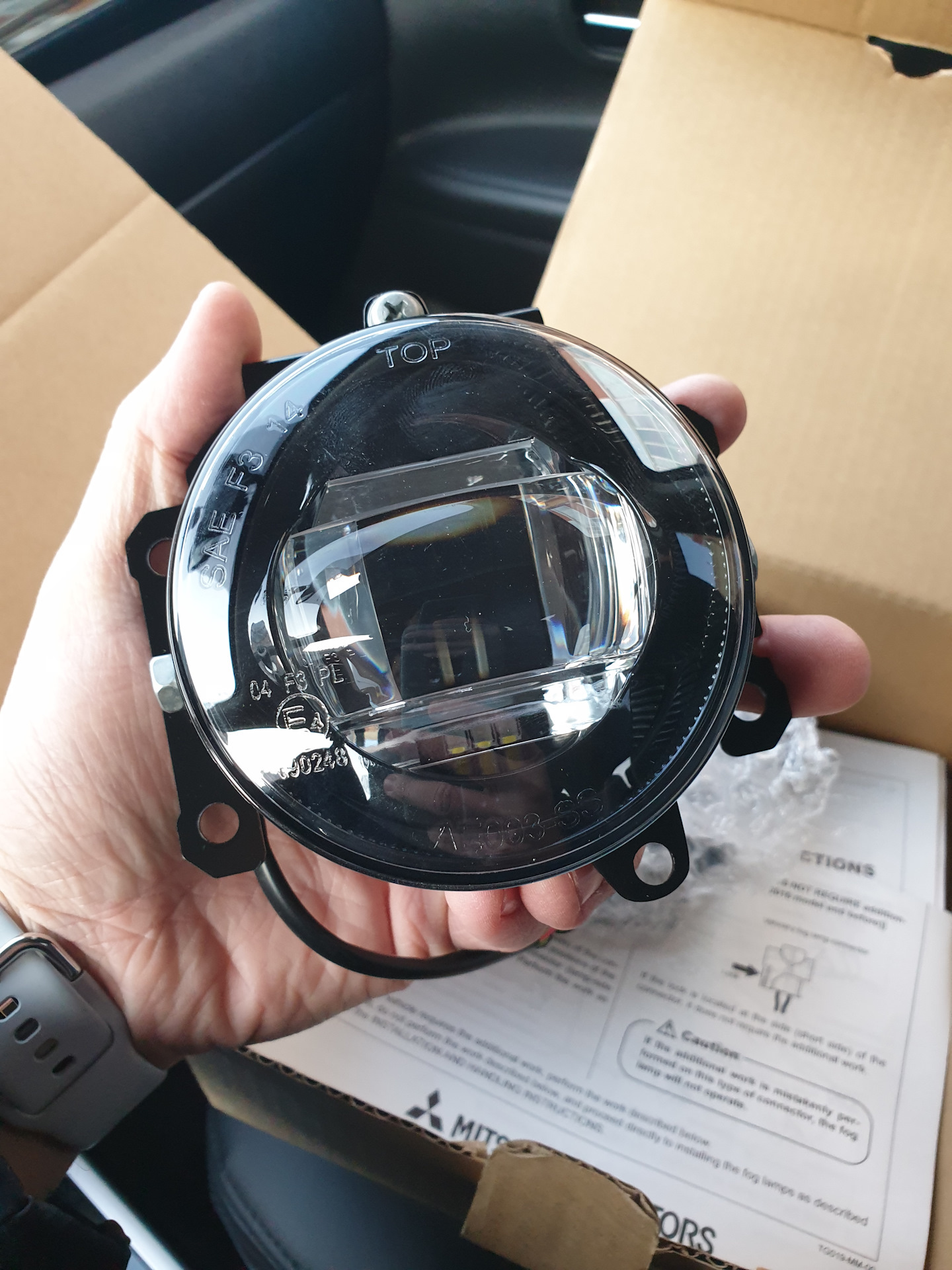 Led fog — Mitsubishi Outlander (3G), 2 л, 2019 года | аксессуары | DRIVE2