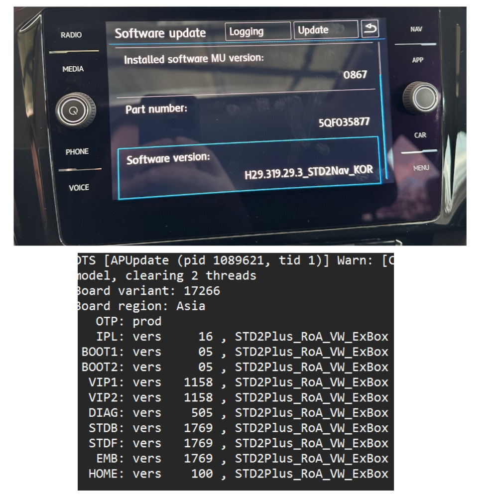 Конвертация китайского MIB2 STD вариант 17265 в европейца без обращения к "проффесионалам" — DRIVE2