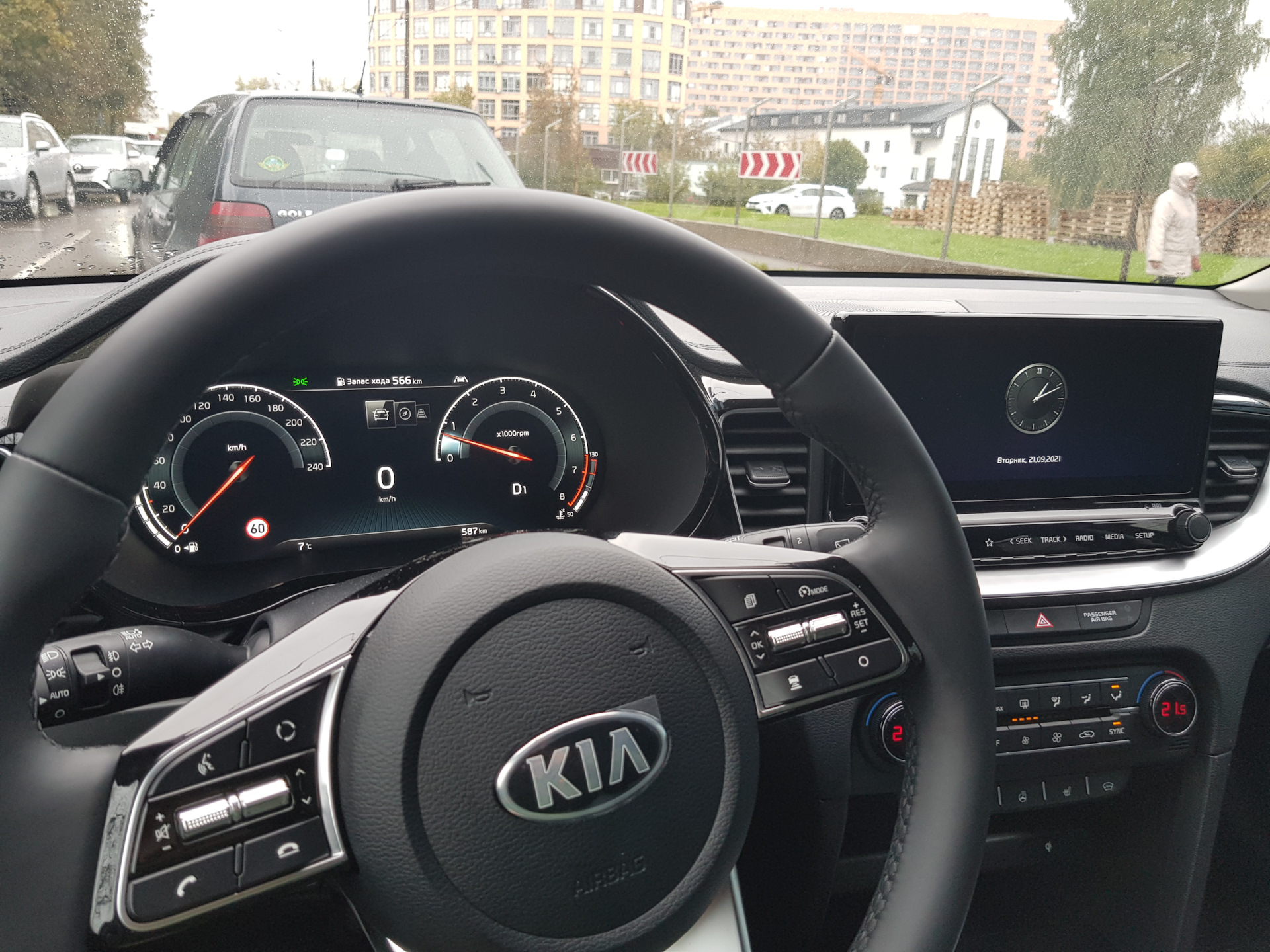 Защитная плёнка для салона Kia Ceed — KIA Ceed (3G), 1,4 л, 2021 года | аксессуары | DRIVE2