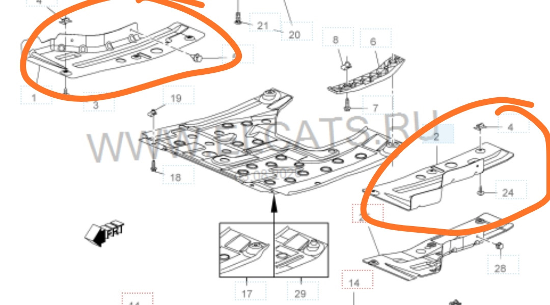 Защита днища в районе переднего бампера (Обновлено 23.10.2020). — Opel ...