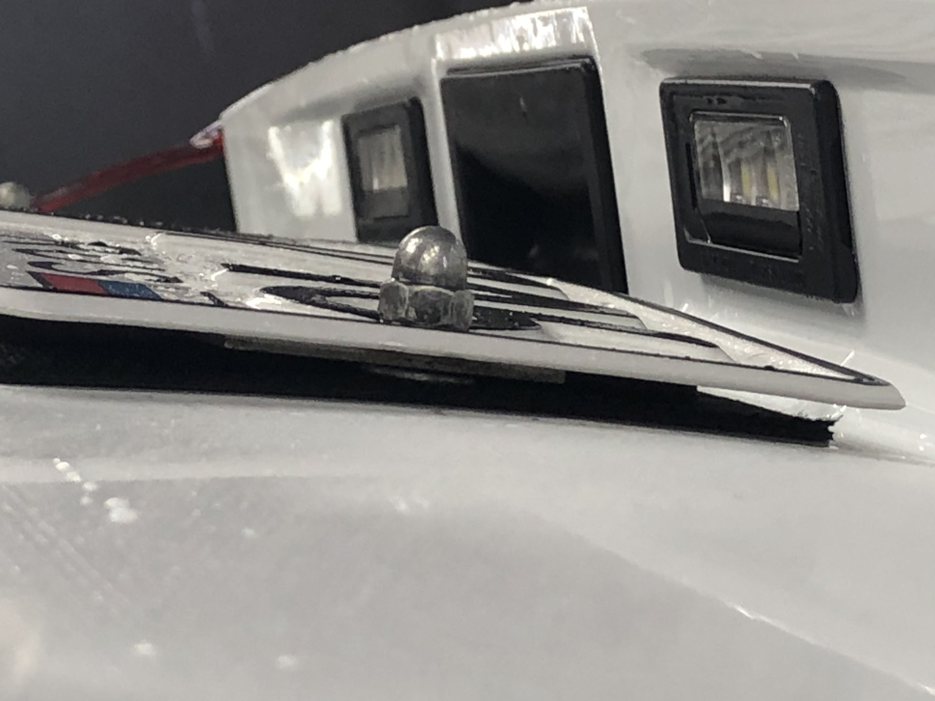Крепление гос. номера — Volkswagen Jetta VI, 1,4 л, 2016 года ...