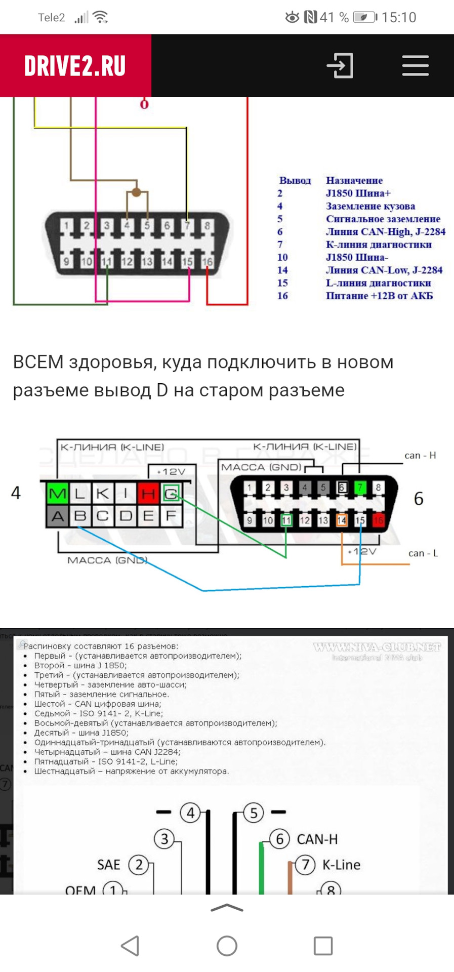Gm12 на Obd2 — Lada 4x4 3D, 1,7 л, 2002 года | электроника | DRIVE2