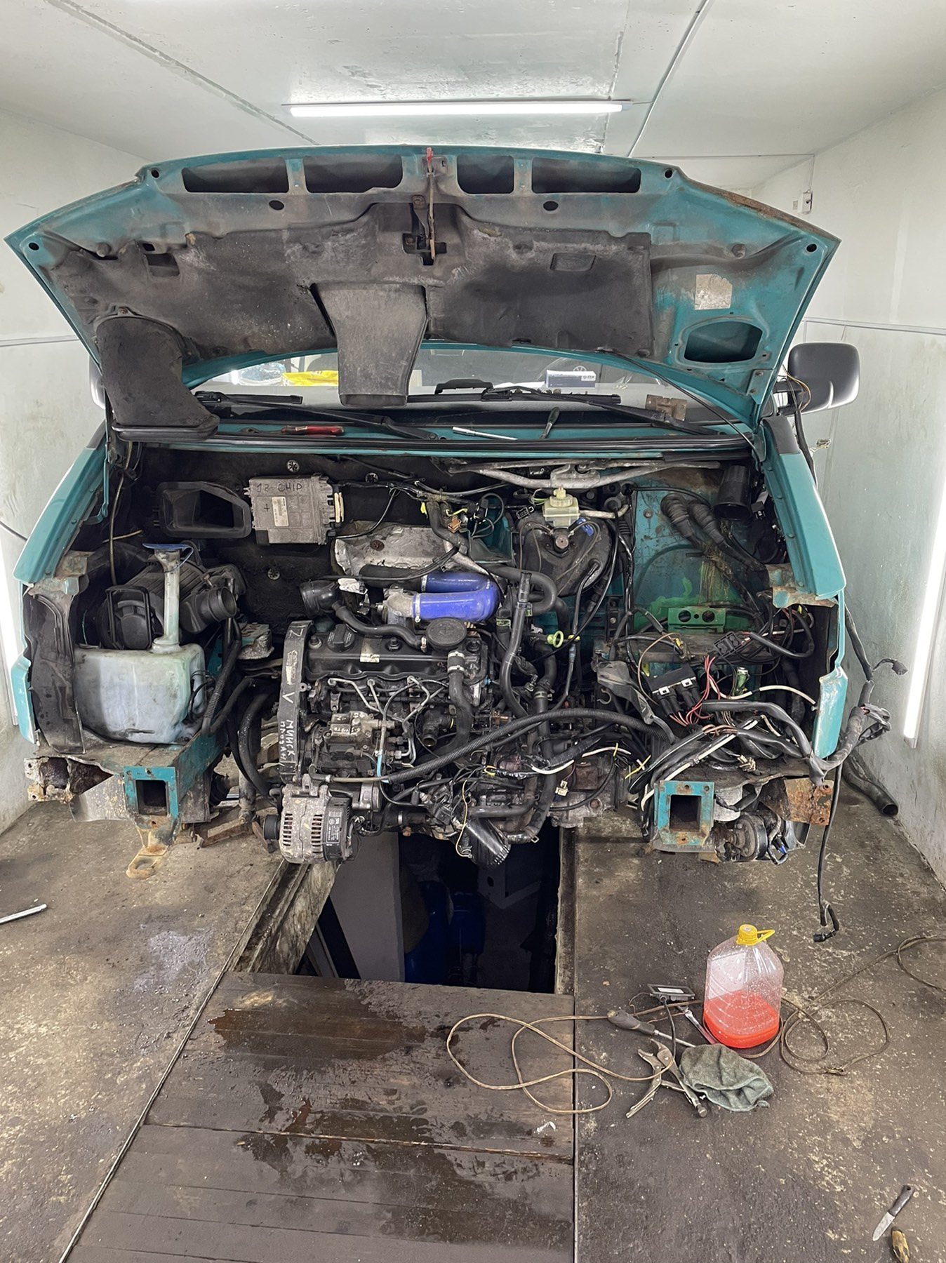 Afn поехал! — Volkswagen Transporter T4, 1,9 л, 2001 года | тюнинг | DRIVE2