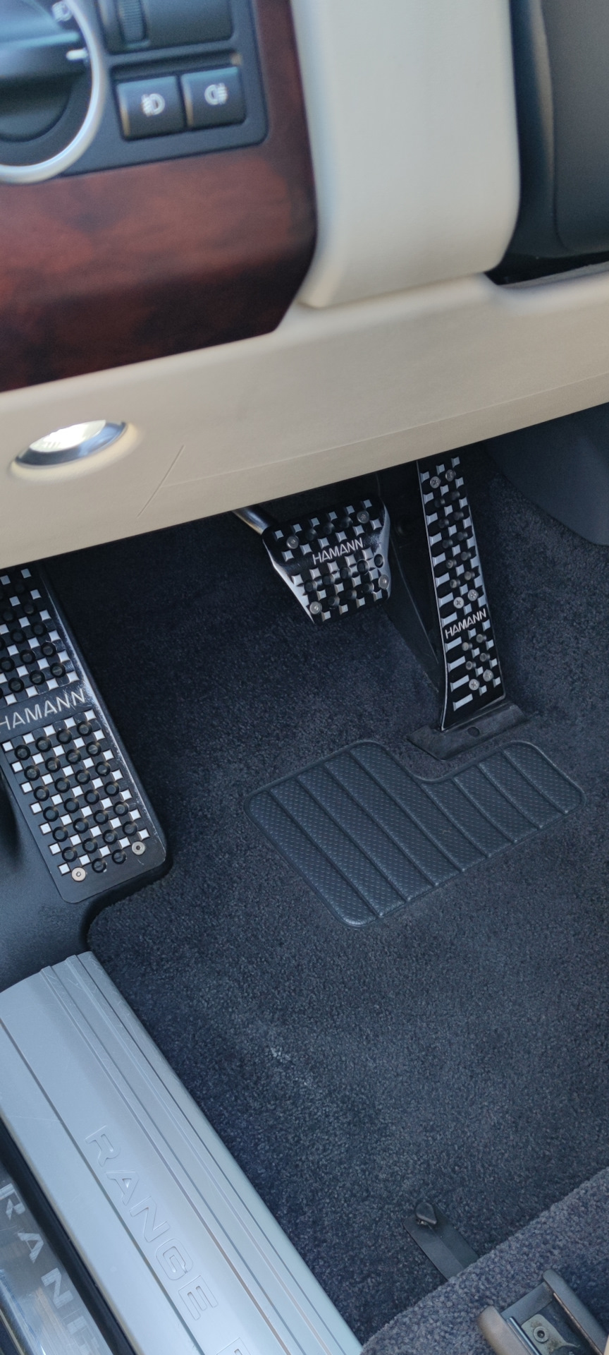Накладка из нержавейки под левую ногу — Land Rover Range Rover (3G), 4 ...