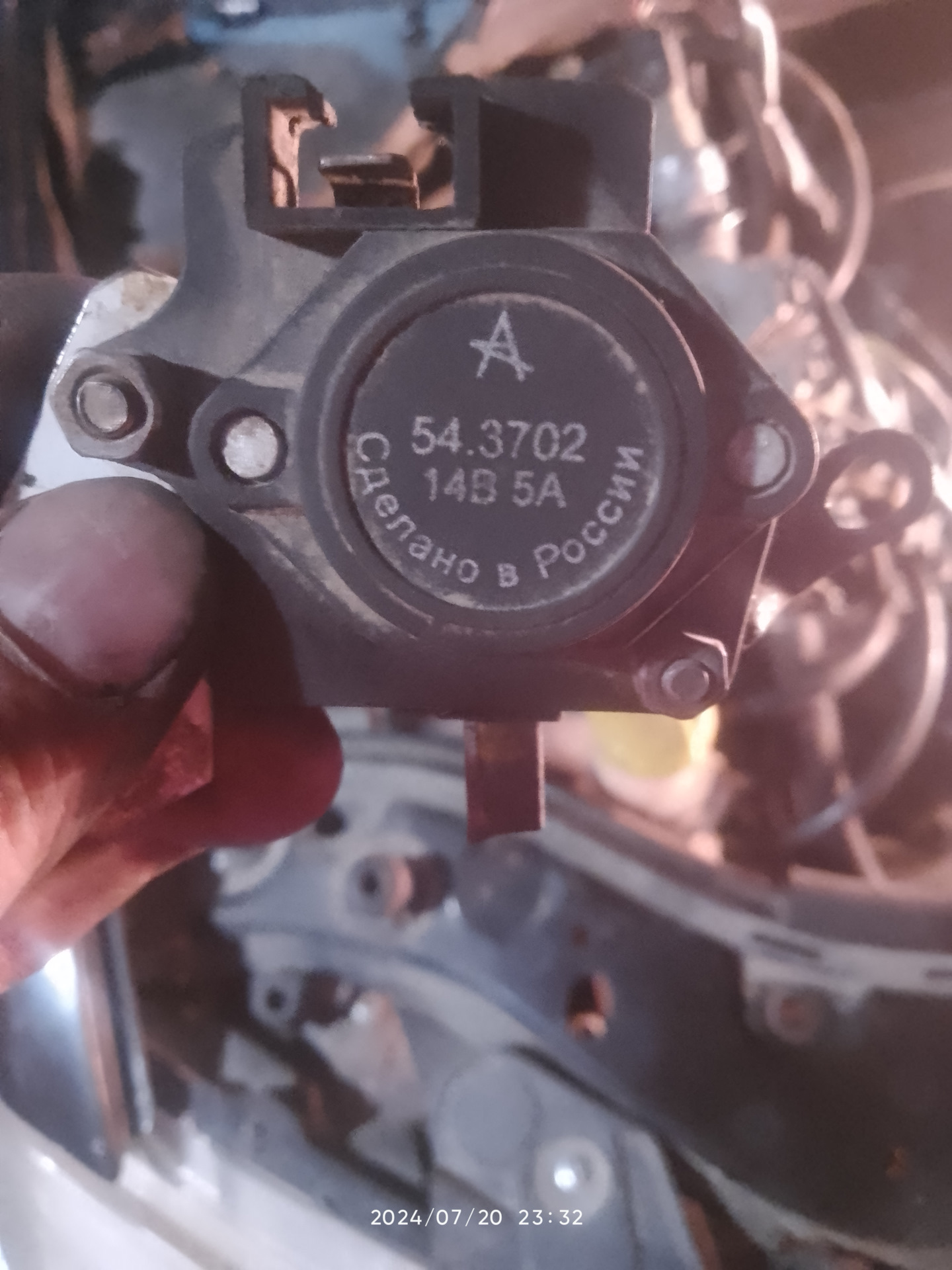 Фишка/разъём регулятор генератора Рено Меган 2 — Renault Megane II, 1,6 ...