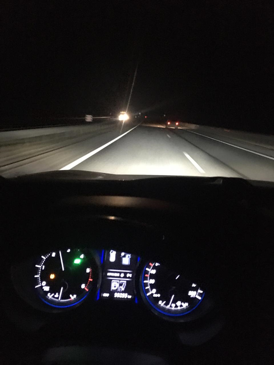 LED лампы в дальний свет — Toyota Land Cruiser Prado 150-series, 3 л ...