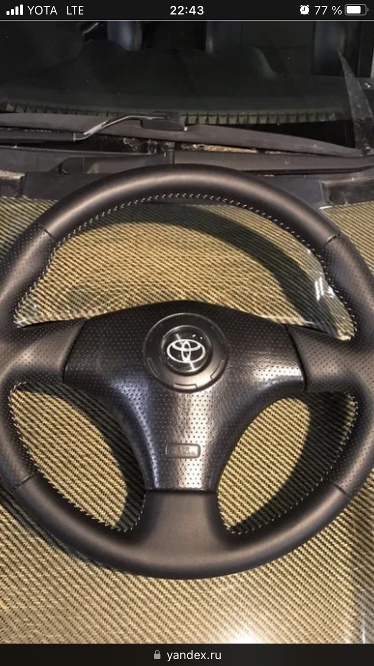 Квадратный номер, руль — Toyota Corolla (100), 1,6 л, 1993 года ...