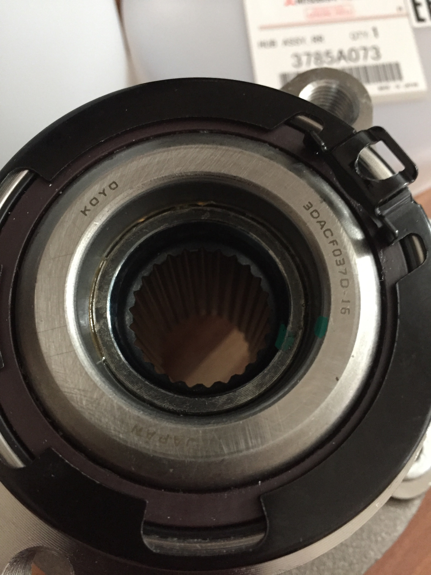 Замена задней ступицы 3785A073. Часть 2 — Mitsubishi Outlander (3G), 2 ...