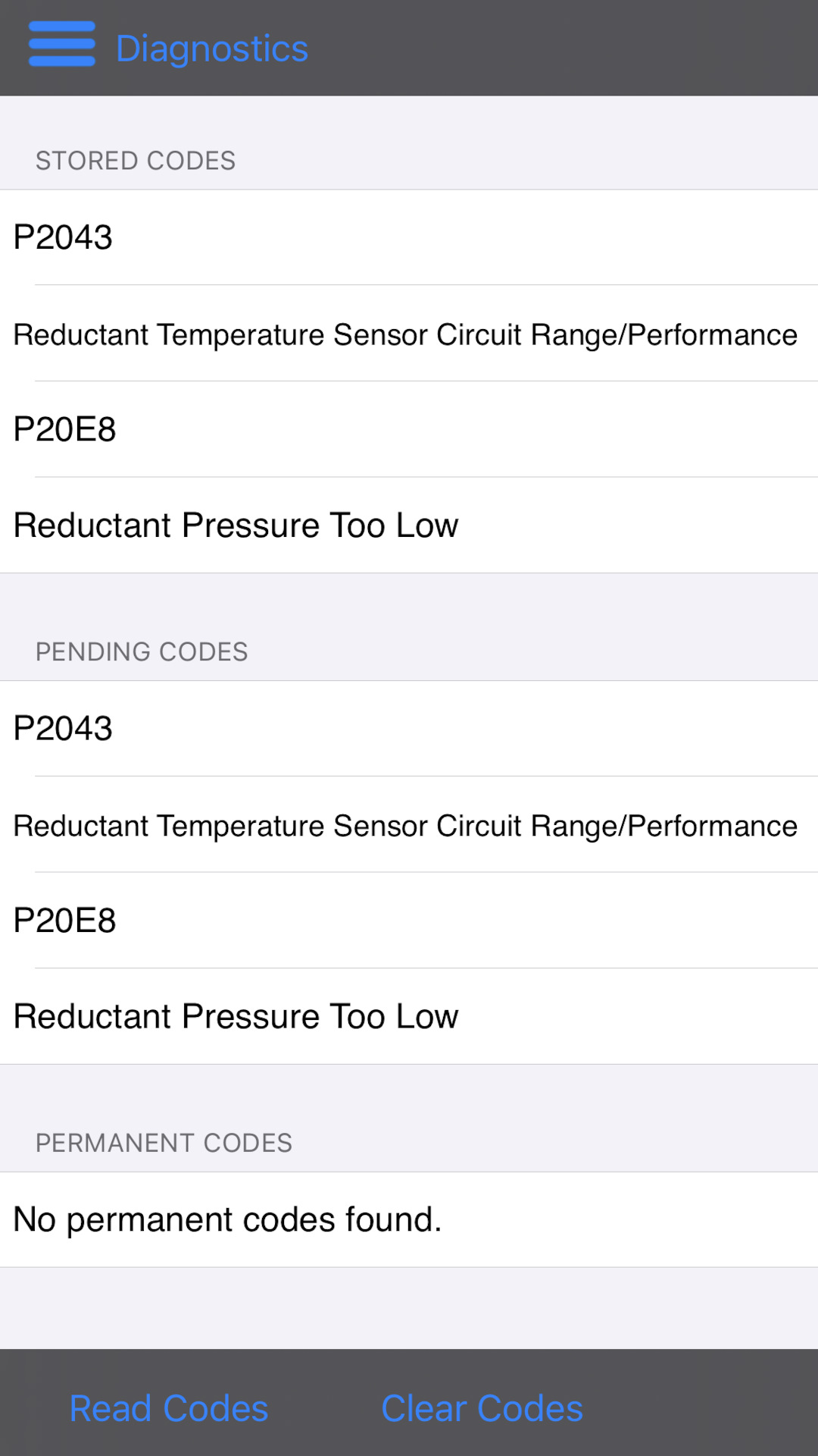Ошибка двигателя P20E8 Reductant Pressure Too Low — Peugeot Traveller ...