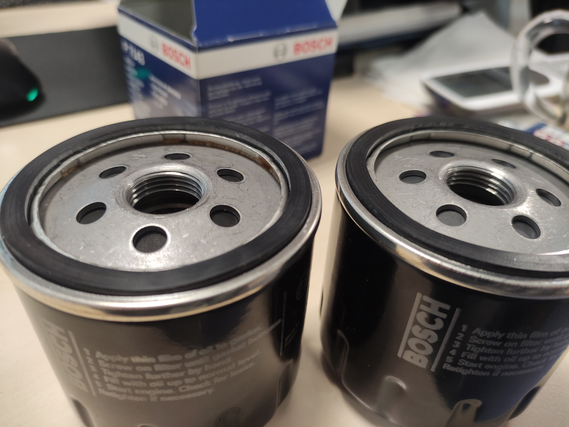 # 078 Масляный фильтр Bosch, арт. F026407143, осмотр нового — Skoda ...