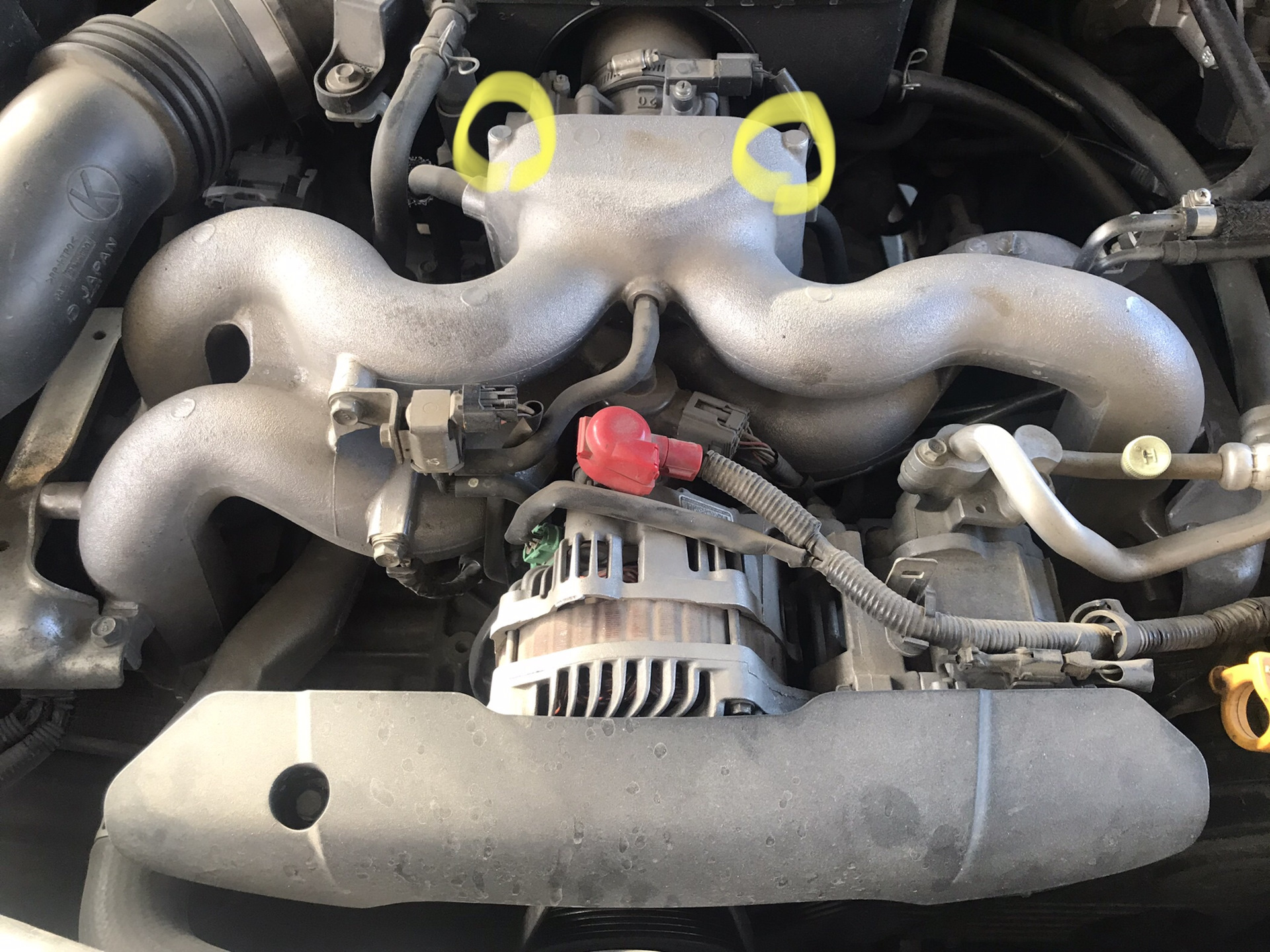 Крышка двигателя от Subaru Forester SG5 — Subaru Forester (SH), 2 л ...