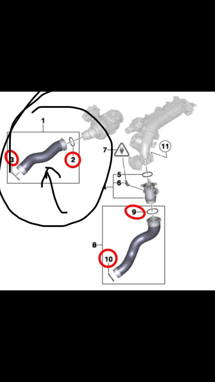 Замена уплотнительных колец патрубков интеркулера — BMW 3 series (F30 ...