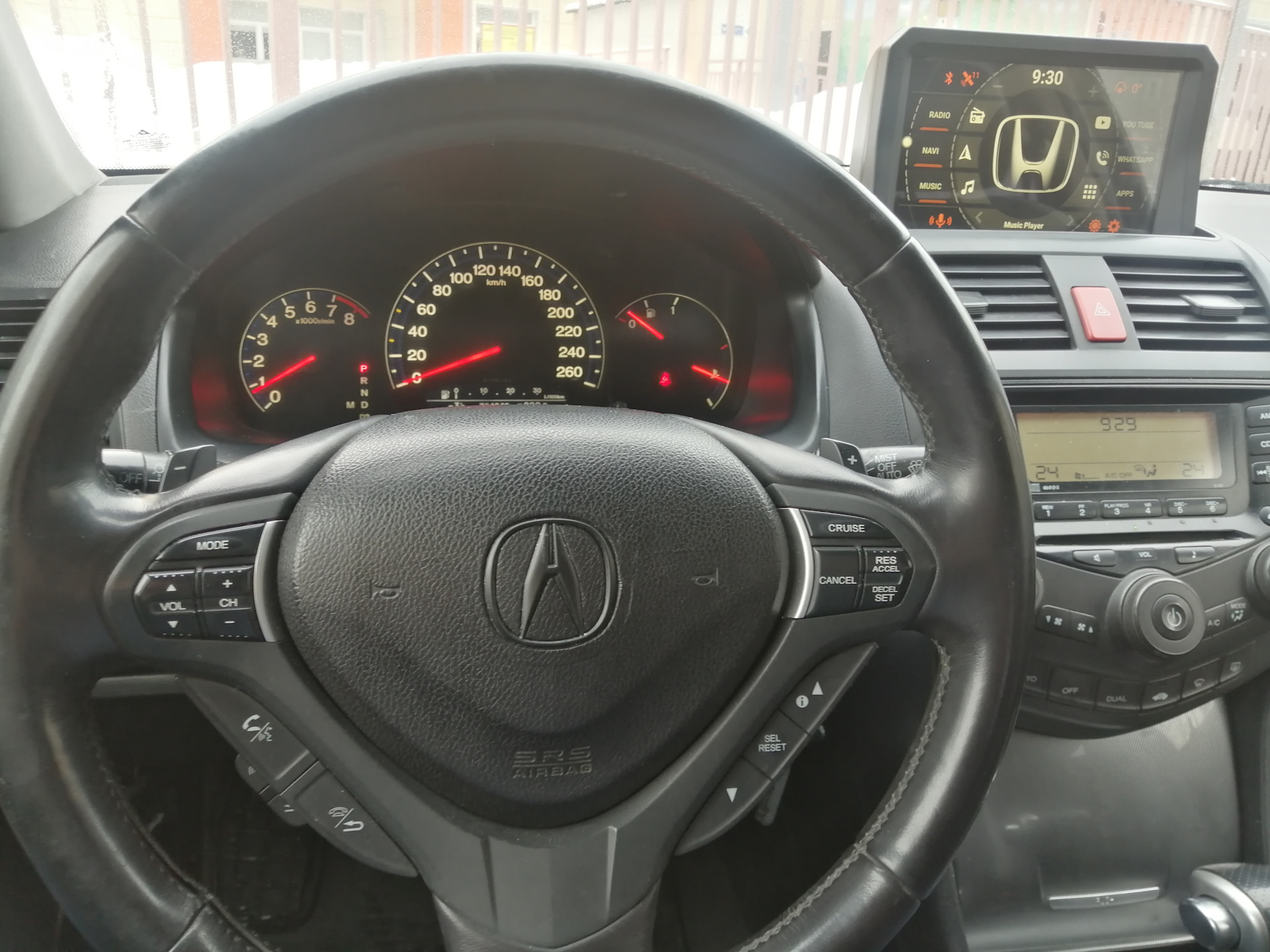 Руль CU2 и рест приборка. — Honda Accord (7G), 2,4 л, 2003 года | просто так | DRIVE2