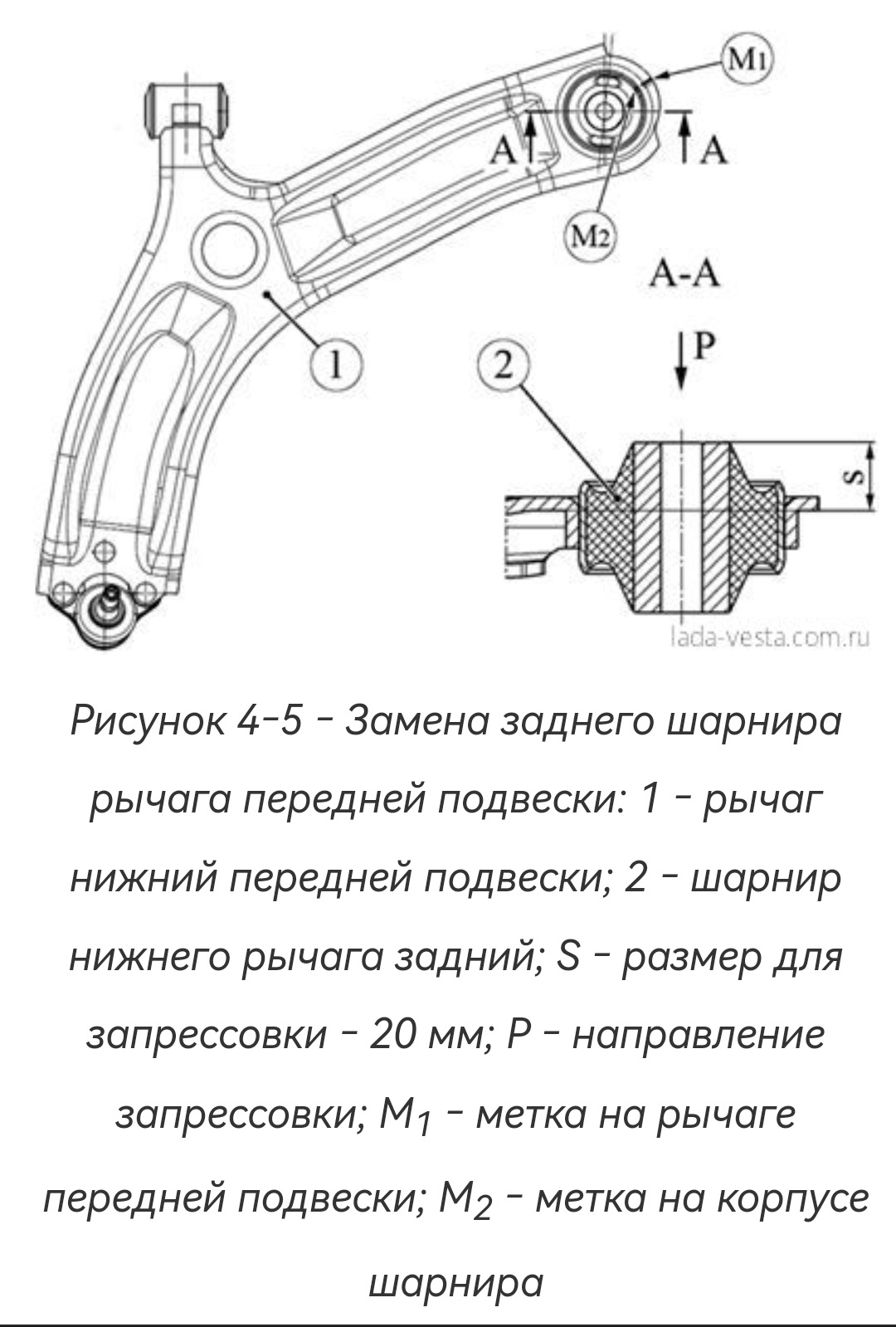 Комплект оправок 67.7823-9714 — Lada Vesta (1G), 1,6 л, 2016 года ...